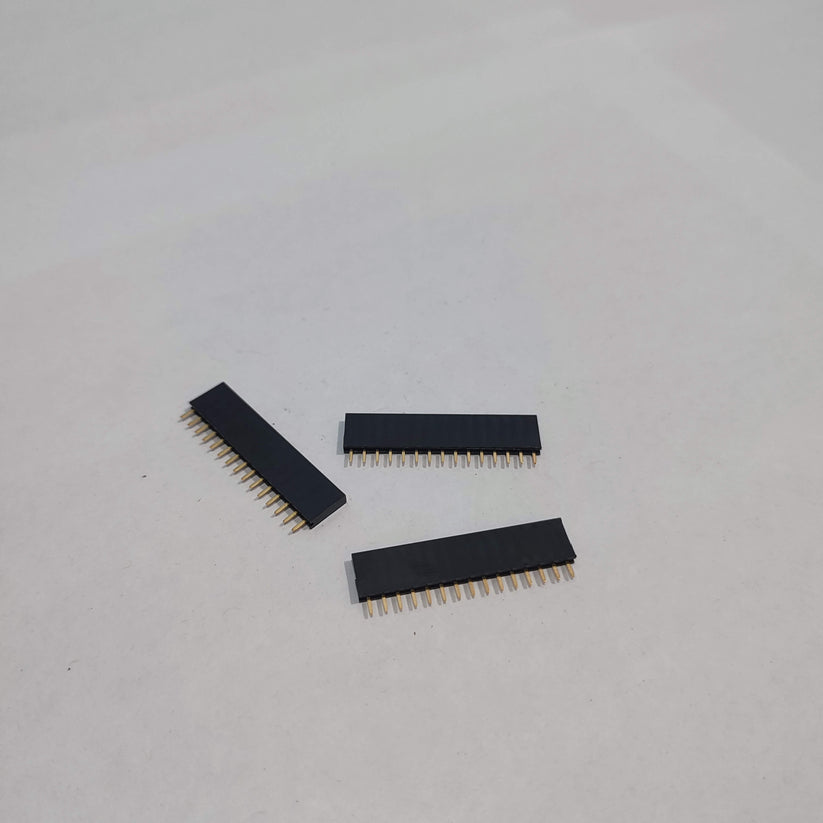 2.54mm Female Header Socket 15-Pin – Single Row PCB Connector for ...