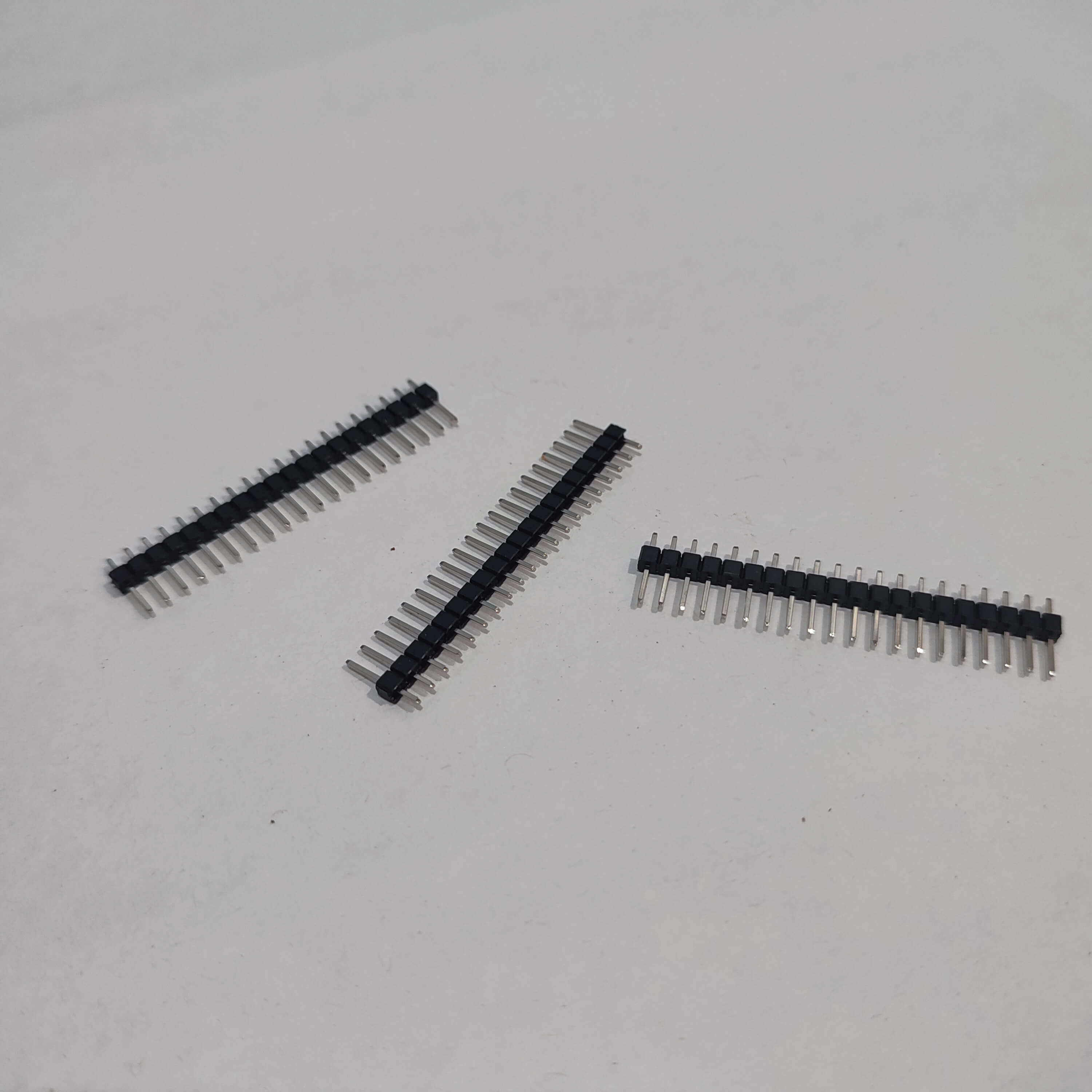 10pcs 2.54mm 15-Pin Male Header Strip – Breakaway Single Row PCB ...
