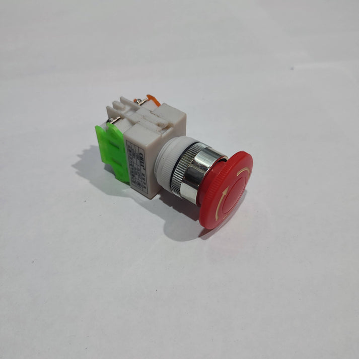 Emergency Stop Push Button Switch – Red Mushroom Cap, 1NO 1NC, DPST ...