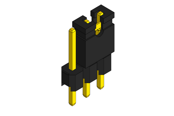 PCB Jumper (2.54mm Pitch) – 3D STEP File for PCB Design & Modeling ...
