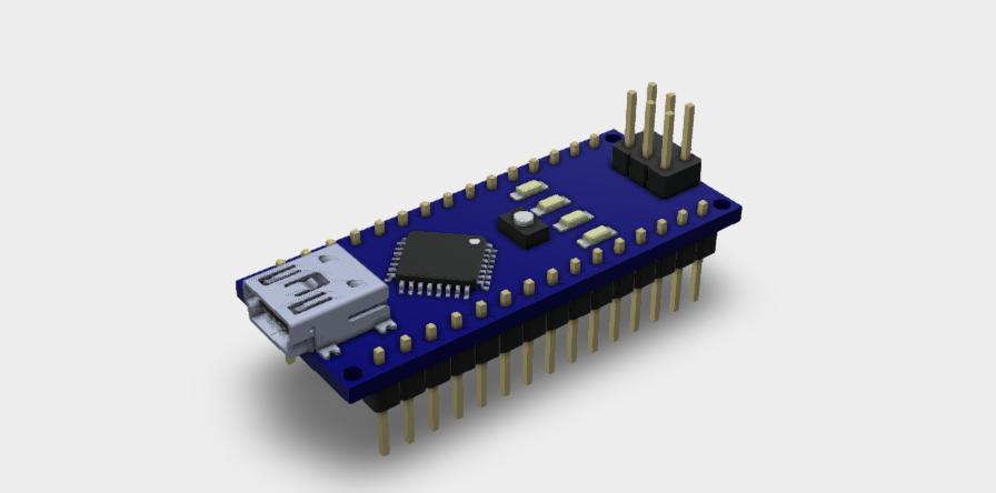 Arduino Nano 3D STEP File for PCB Design | CraftedTech Engineering