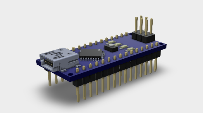 Arduino Nano 3D STEP File for PCB Design | CraftedTech Engineering