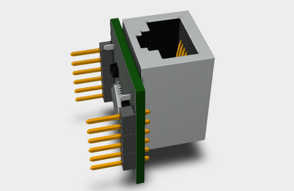 W5500 Mini Module 3D STEP File for PCB and CAD Design | CrafteDTech ...