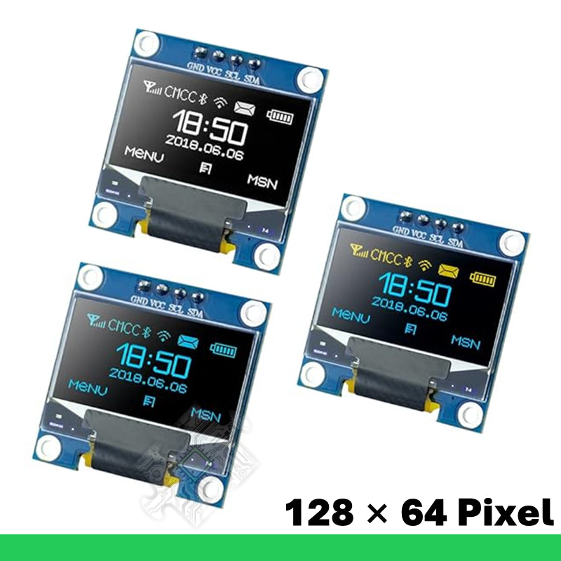 ENGLAB OLED Display Module for Arduino – 0.91/0.96/1.3 Inch | 128x64 P ...
