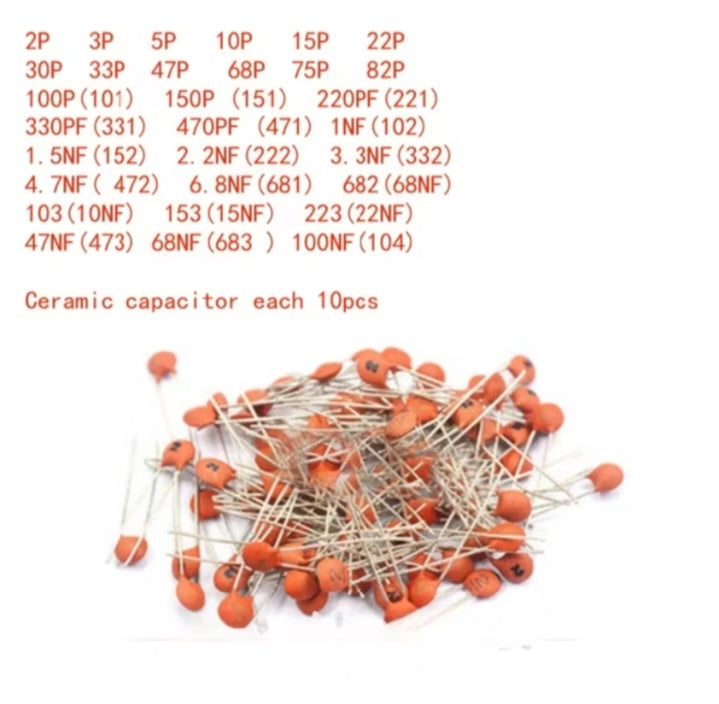 Ceramic Capacitor Assortment Kit – CraftedTech Engineering