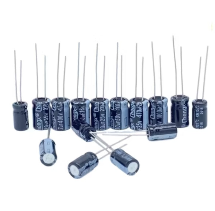 Assorted In-Line Electrolytic Capacitors – 25V/35V, 10μF to 47000μF ...