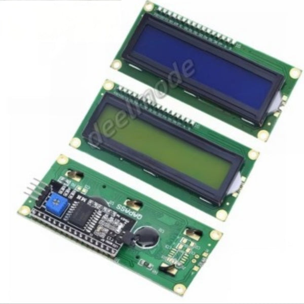 LCD1602 I2C/IIC LCD Display Module – 16x2 Character Screen (Blue or Gr ...