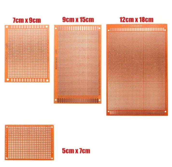 3pcs DIY Copper Perfboard Set – PCB Prototype Breadboard Bakelite Boar ...